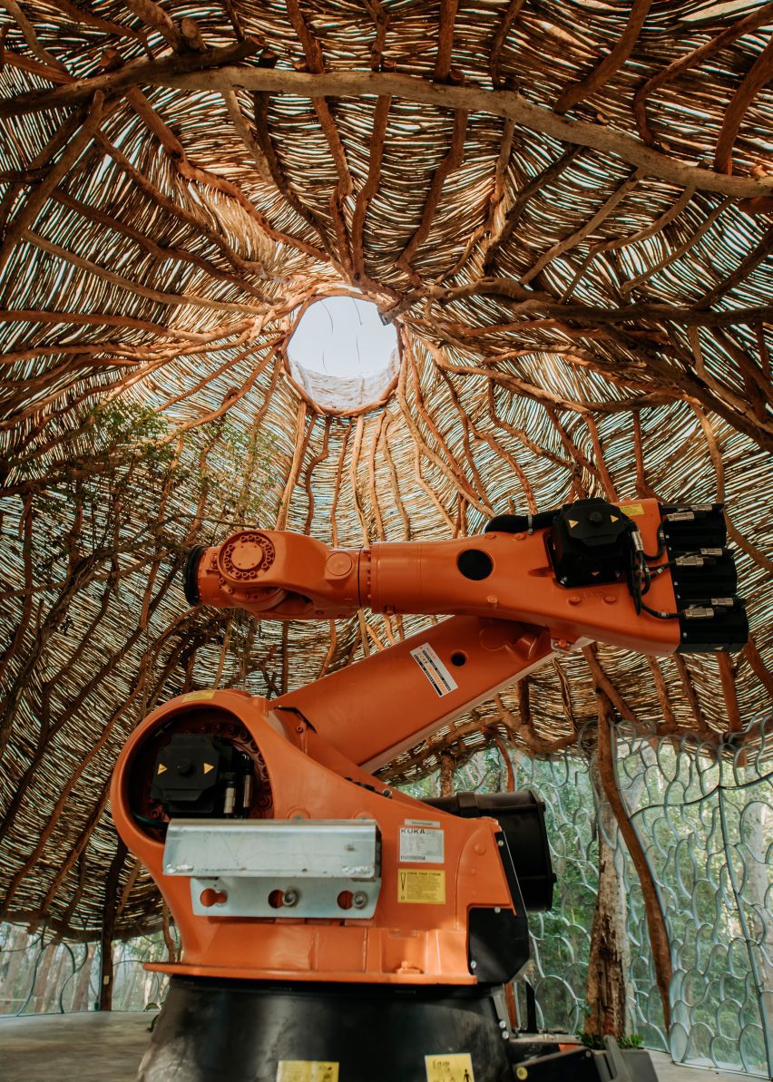 Roth Architecture creates office in Tulum with “insect wing” forms ...