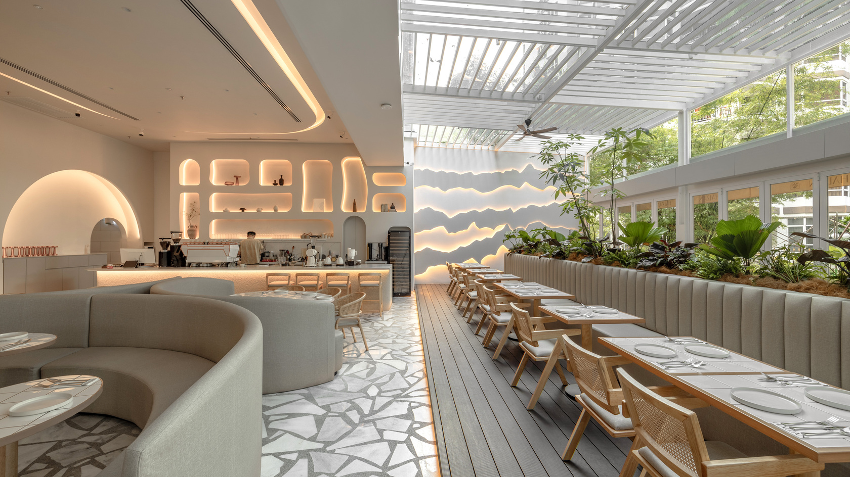 Naturenest: Sleek Meets Green | Halzan Restaurant by Nevermore ...